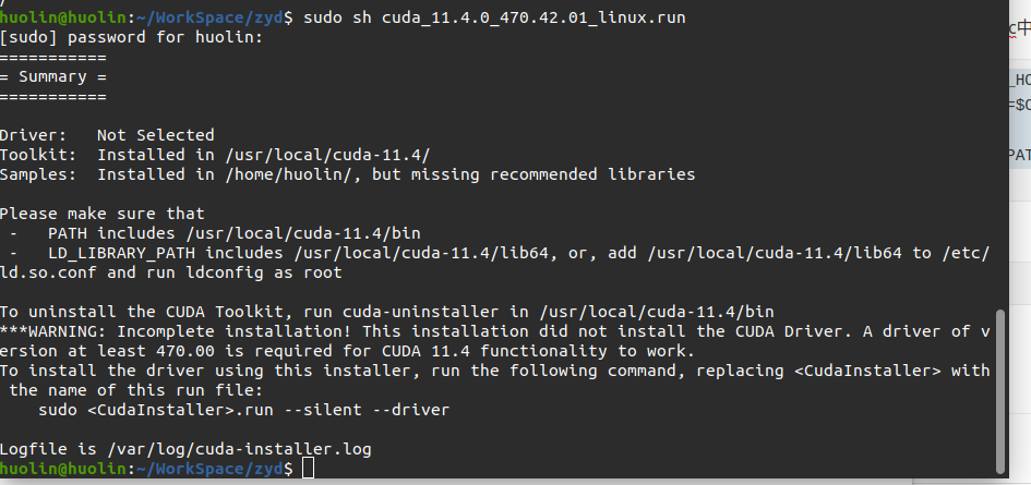 ubuntu下的GPU环境配置 | 奔跑的IC